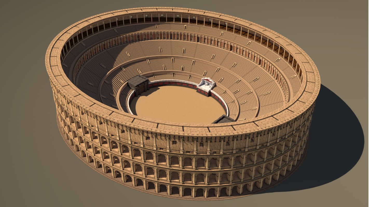 3D reconstruction roman colosseum - TurboSquid 1197814