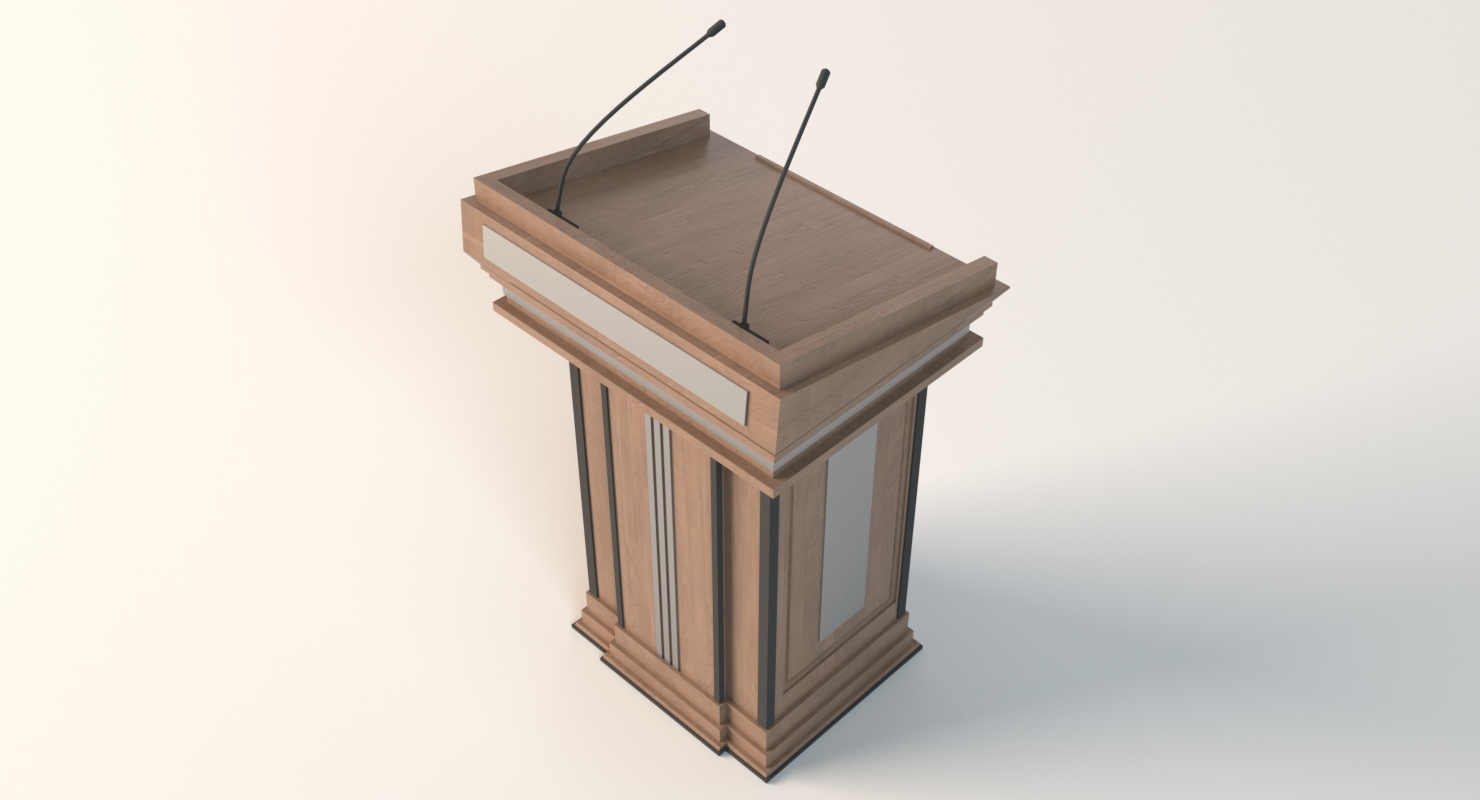 3D model speech stand - TurboSquid 1198163