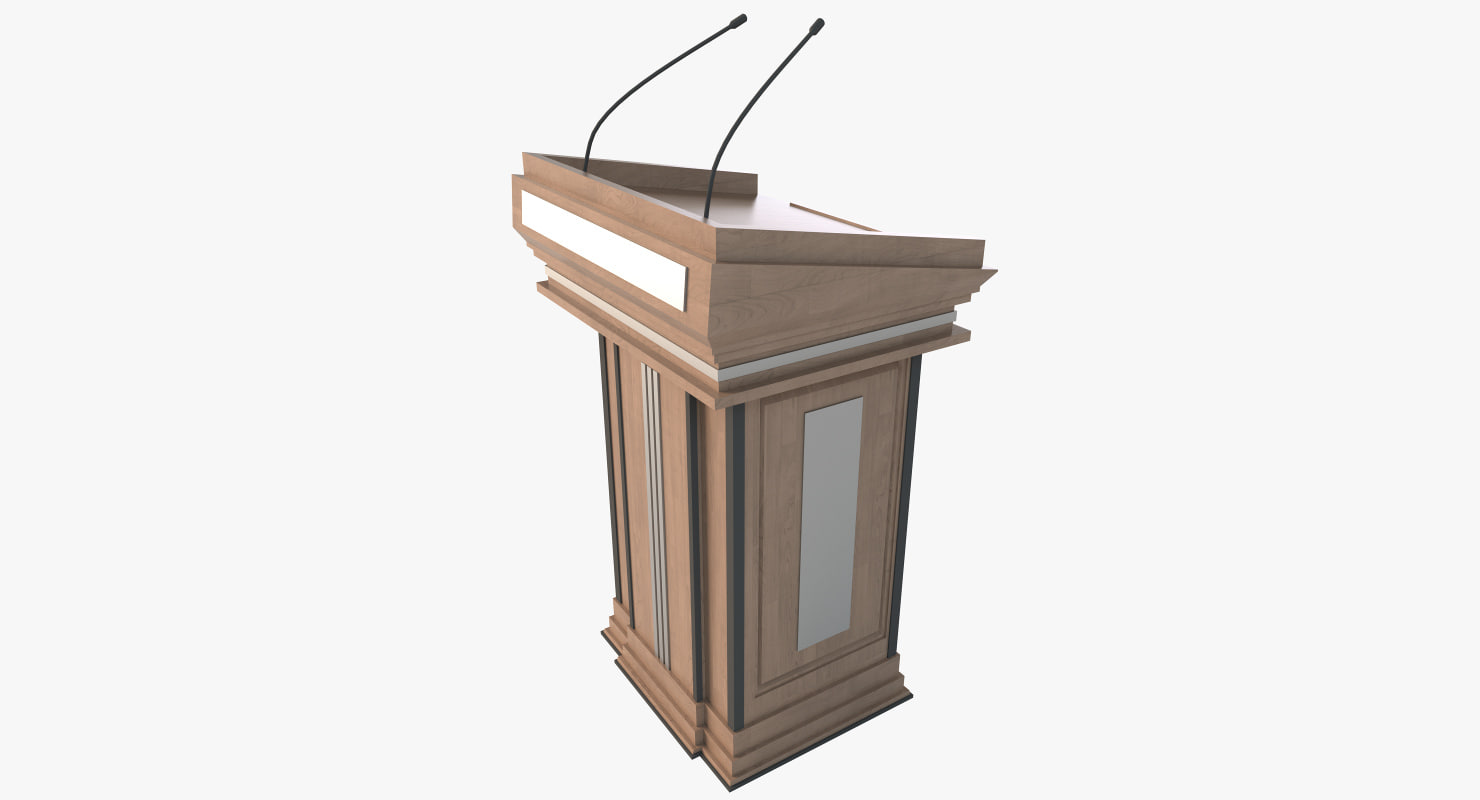 3D model speech stand - TurboSquid 1198163