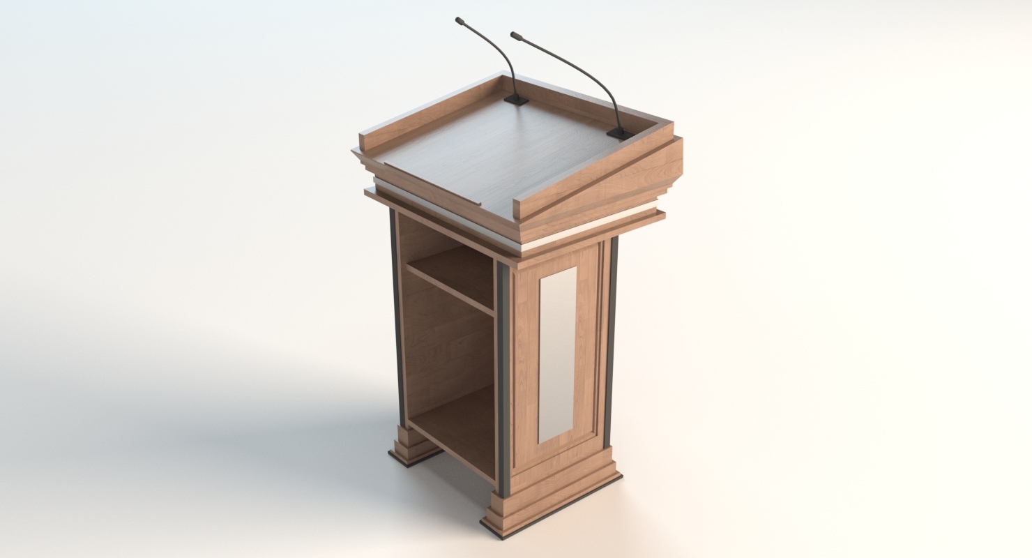 3D model speech stand - TurboSquid 1198163