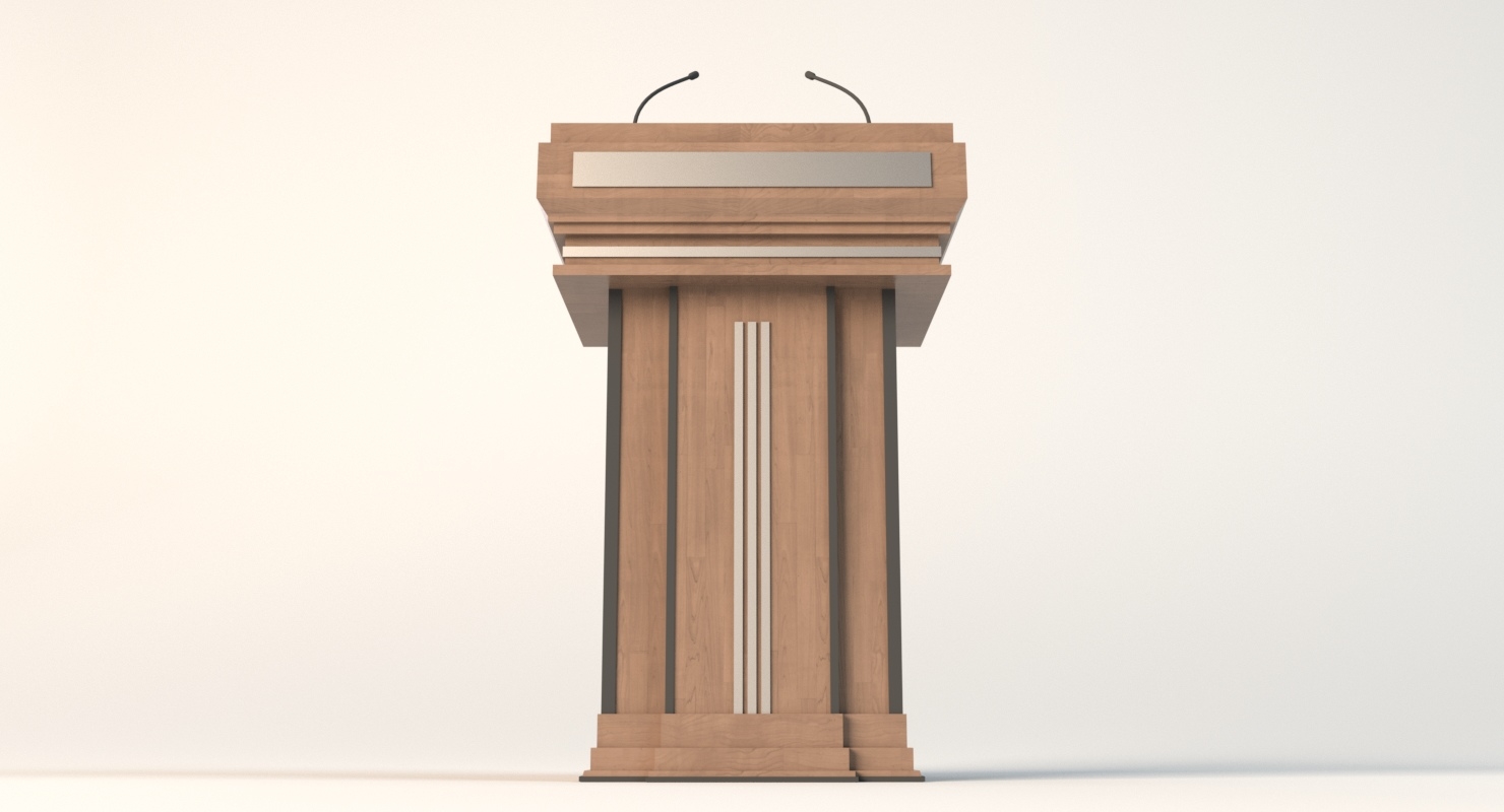 3D model speech stand - TurboSquid 1198163