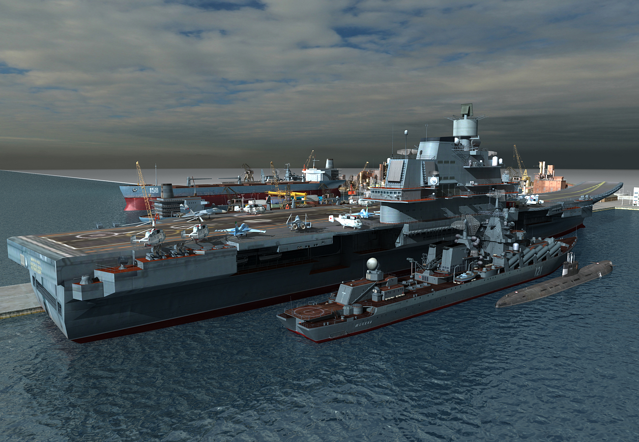 Modello 3D TASK FORCE NAVALE E PORT - TurboSquid 1198243