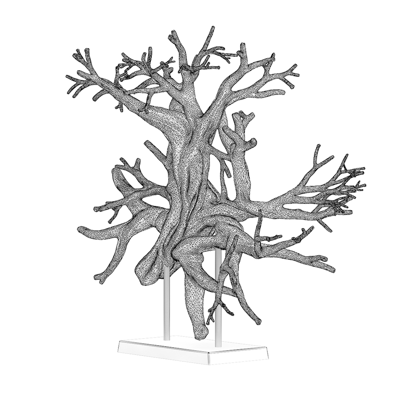 Large tree root decoration 3D model - TurboSquid 1198376