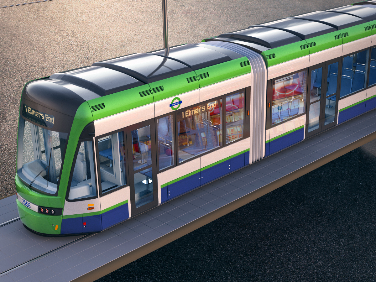 3D variotram tramlink east croydon model - TurboSquid 1198584