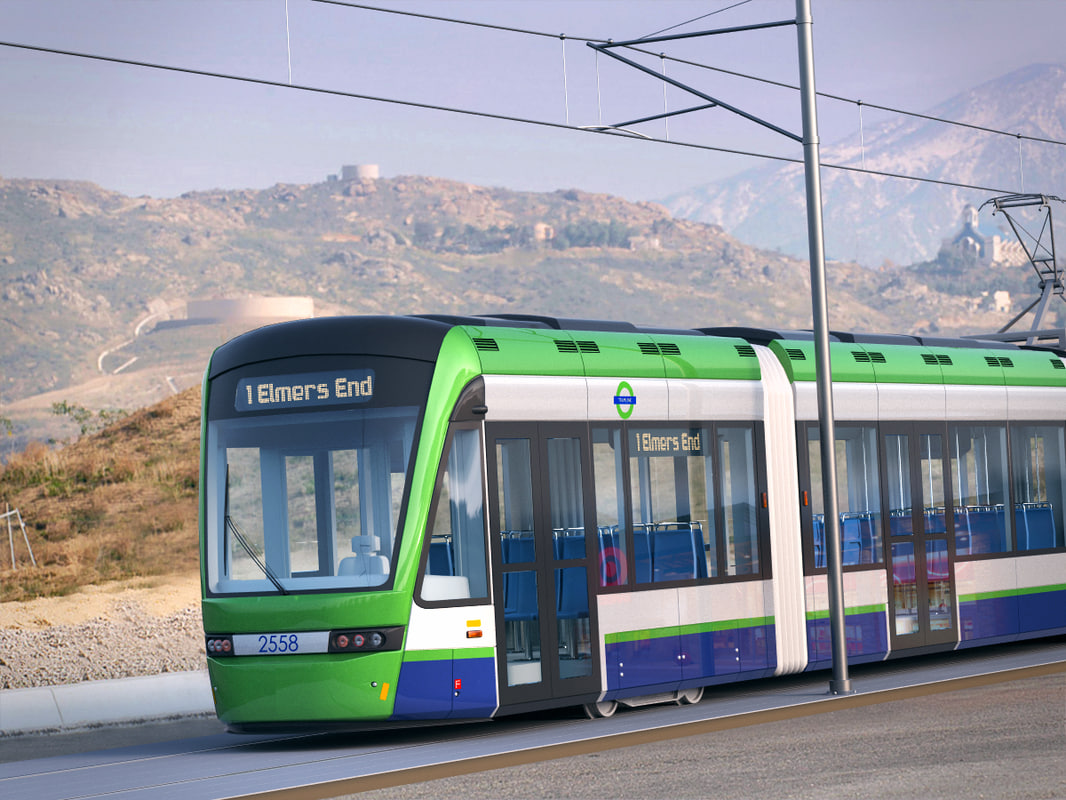 3D variotram tramlink east croydon model - TurboSquid 1198584