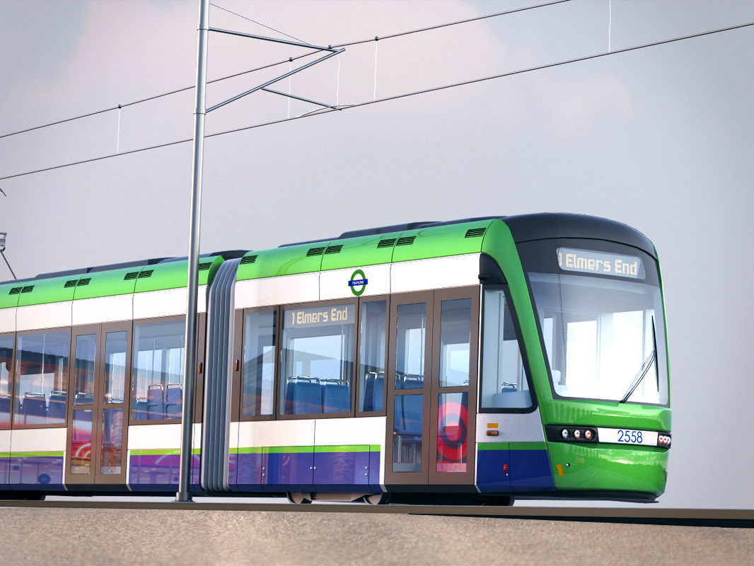 3D variotram tramlink east croydon model - TurboSquid 1198584