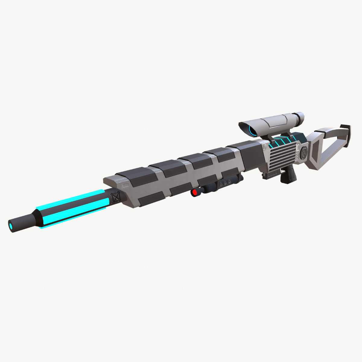 Sci-fi weapon 3D model - TurboSquid 1198585
