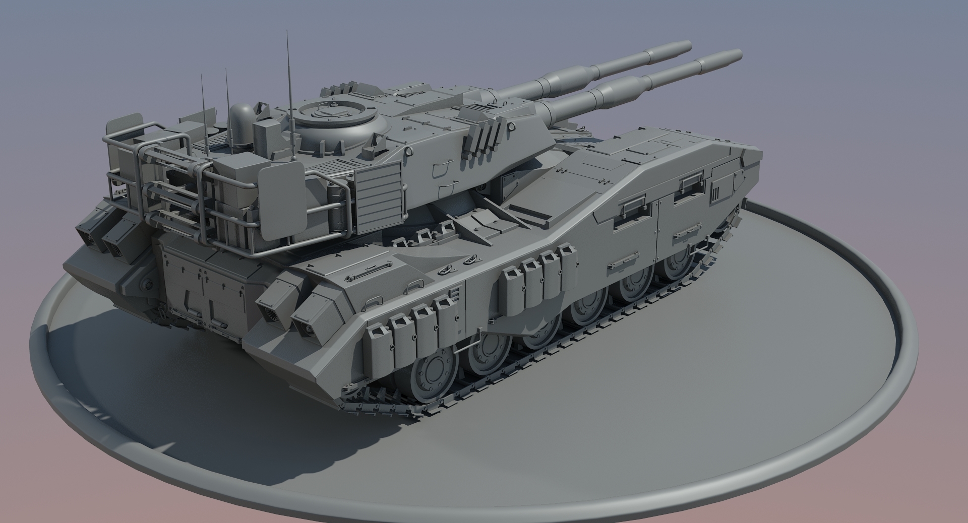 Futuristic tank 3D - TurboSquid 1198654