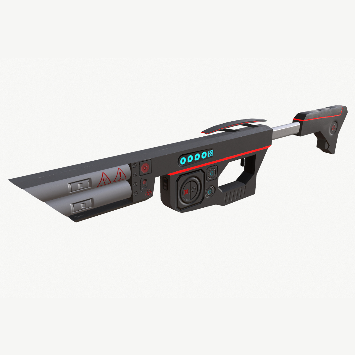 3D sci-fi plasma gun - TurboSquid 1198670
