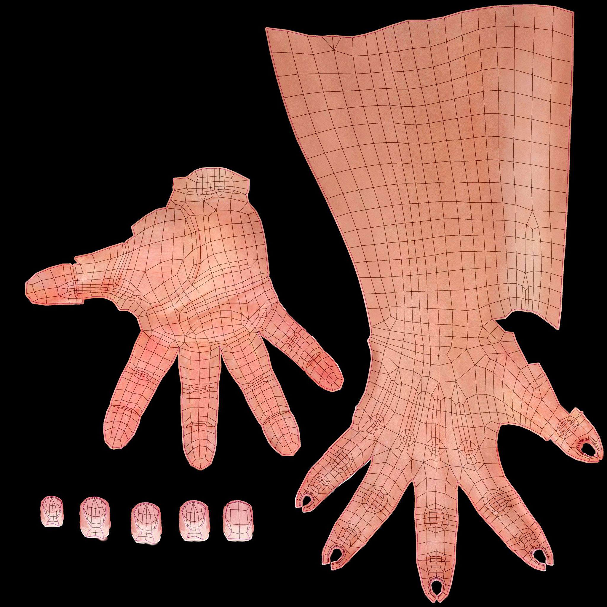 Female arm pose b model - TurboSquid 1198681