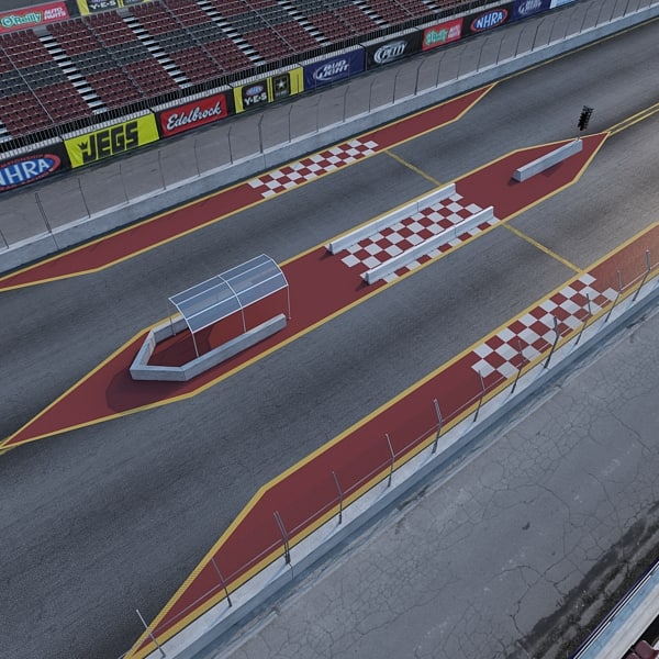 Drag racing track 3D model - TurboSquid 1198786