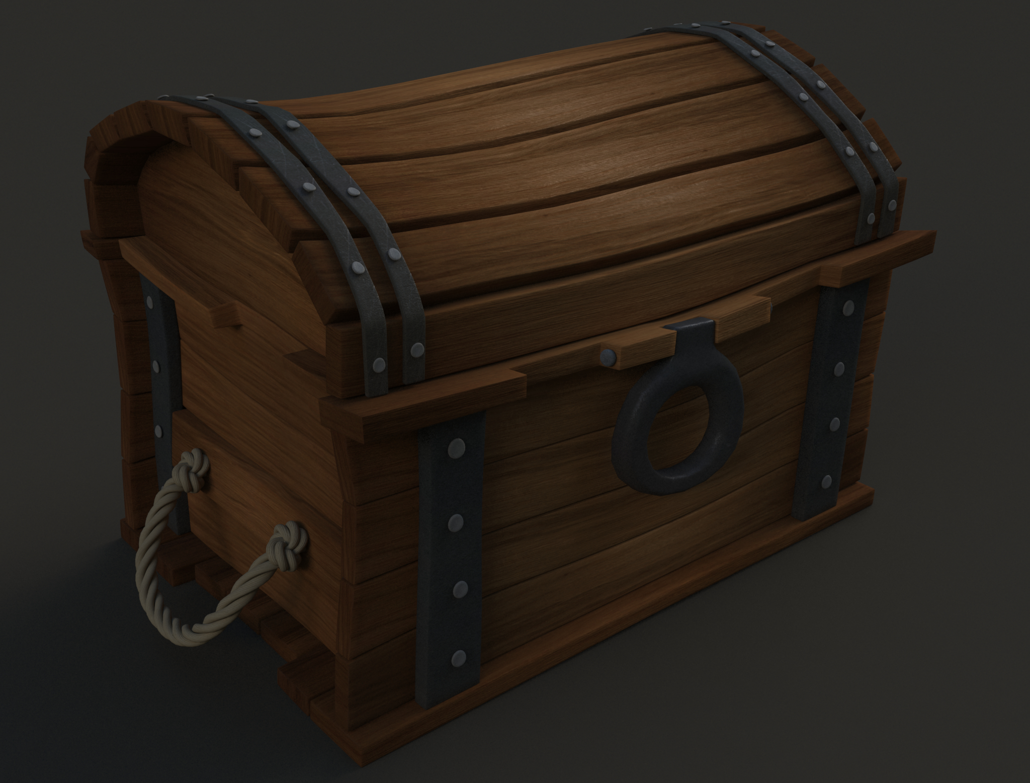 3D cartoon chest model - TurboSquid 1199093