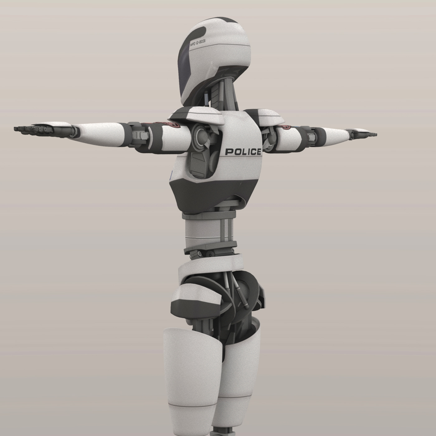 modèle 3D de Police Bot - TurboSquid 1199100