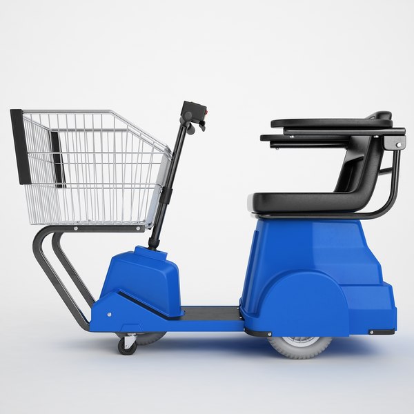 3D electric shopping cart - TurboSquid 1199357