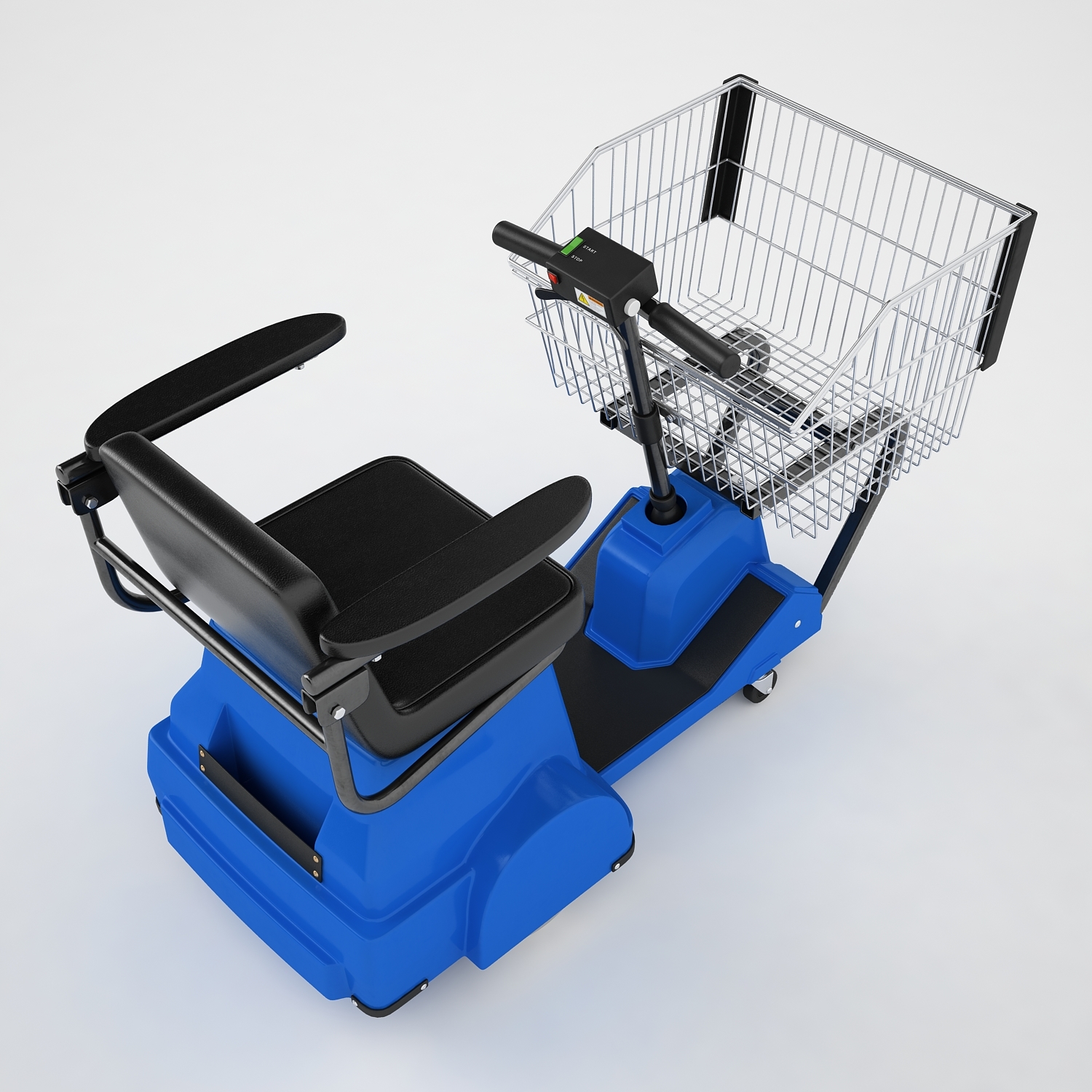 3D electric shopping cart - TurboSquid 1199357