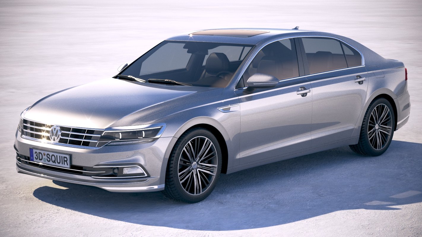 3D volkswagen phideon 2018 - TurboSquid 1199484