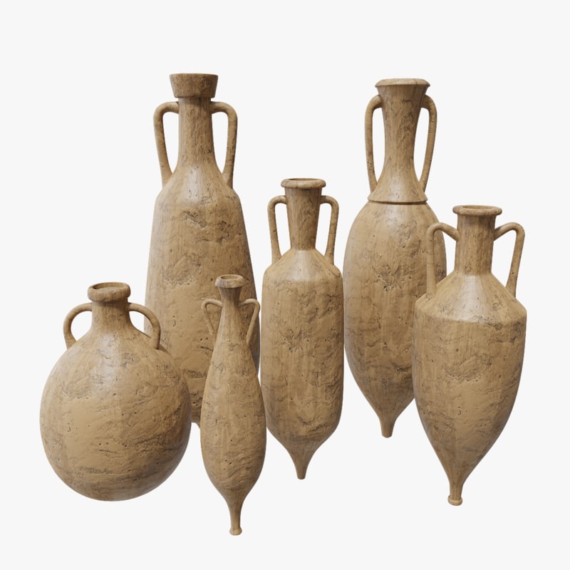 3D ancient amphoras pbr - TurboSquid 1199568