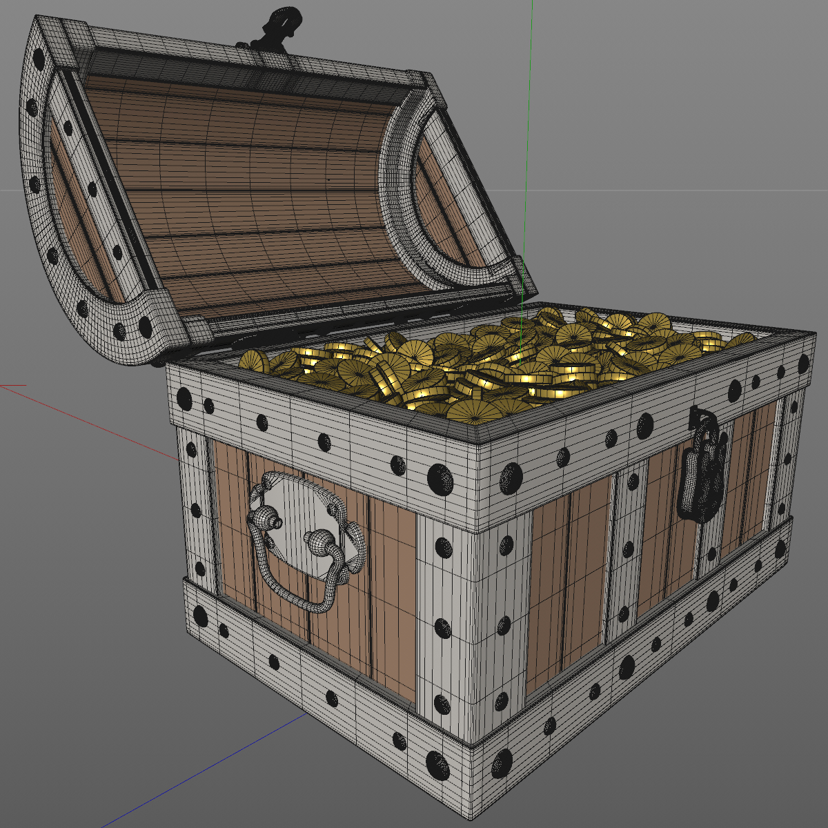 3D treasure chest - TurboSquid 1199585