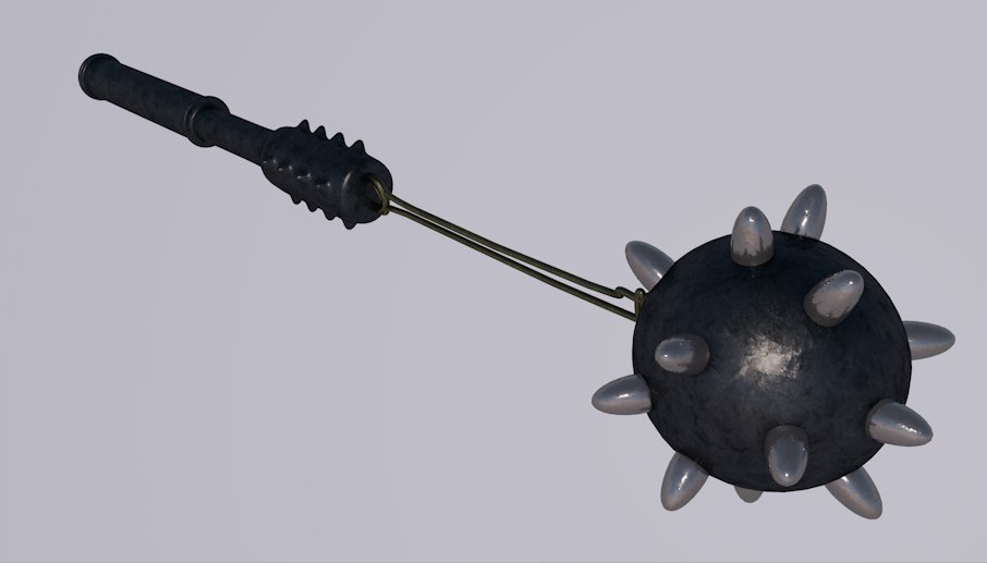 Mace club weapon 3D model - TurboSquid 1199615