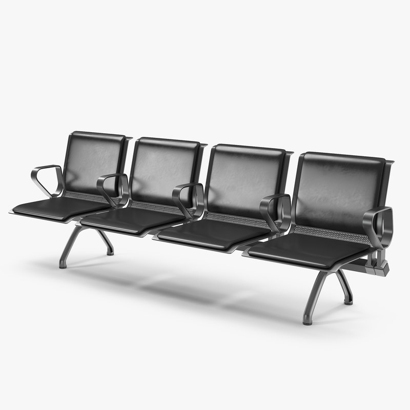 Airport terminal seating 3D - TurboSquid 1199620