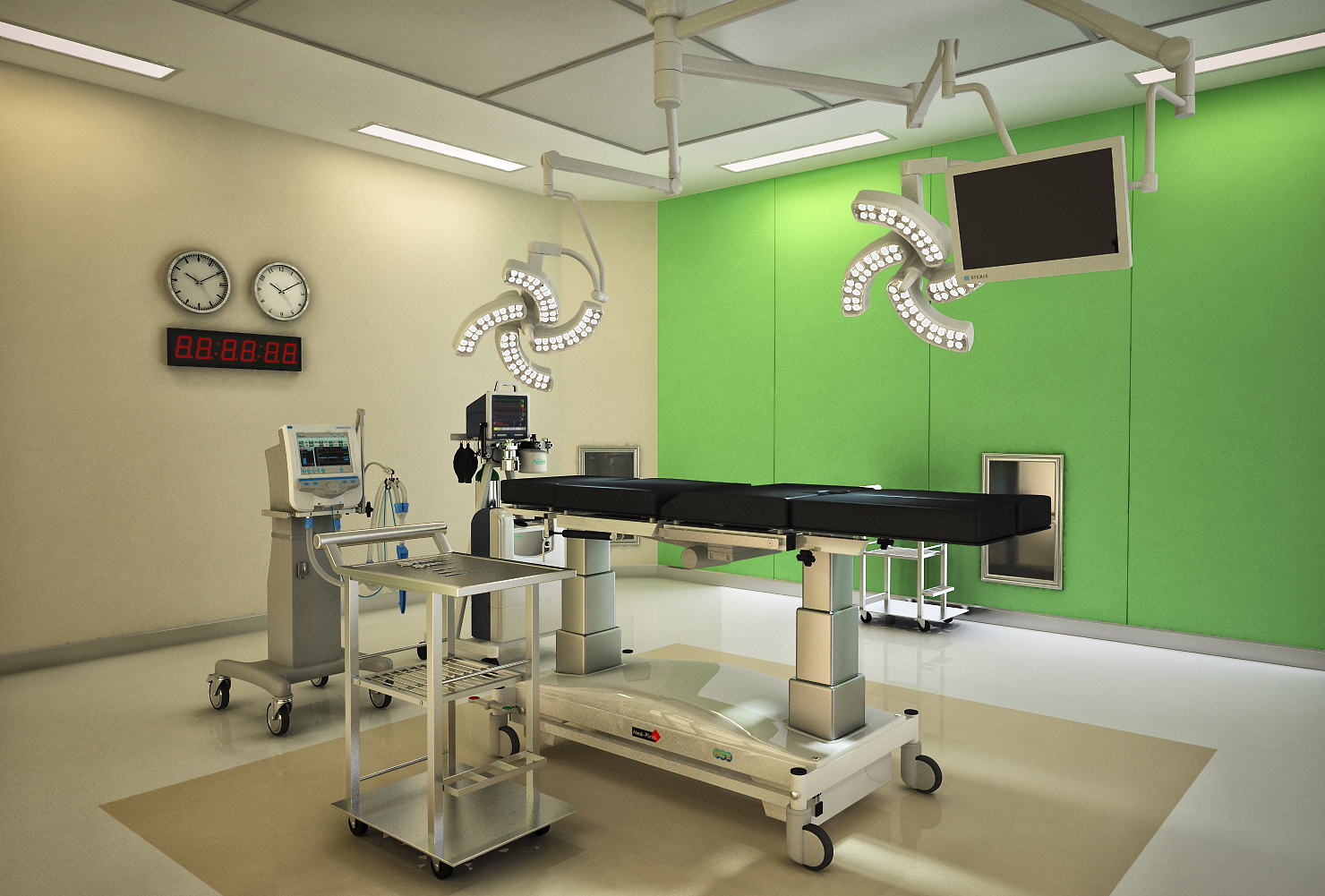 Surgery room model - TurboSquid 1199642
