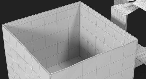 3D gift box red - TurboSquid 1199694