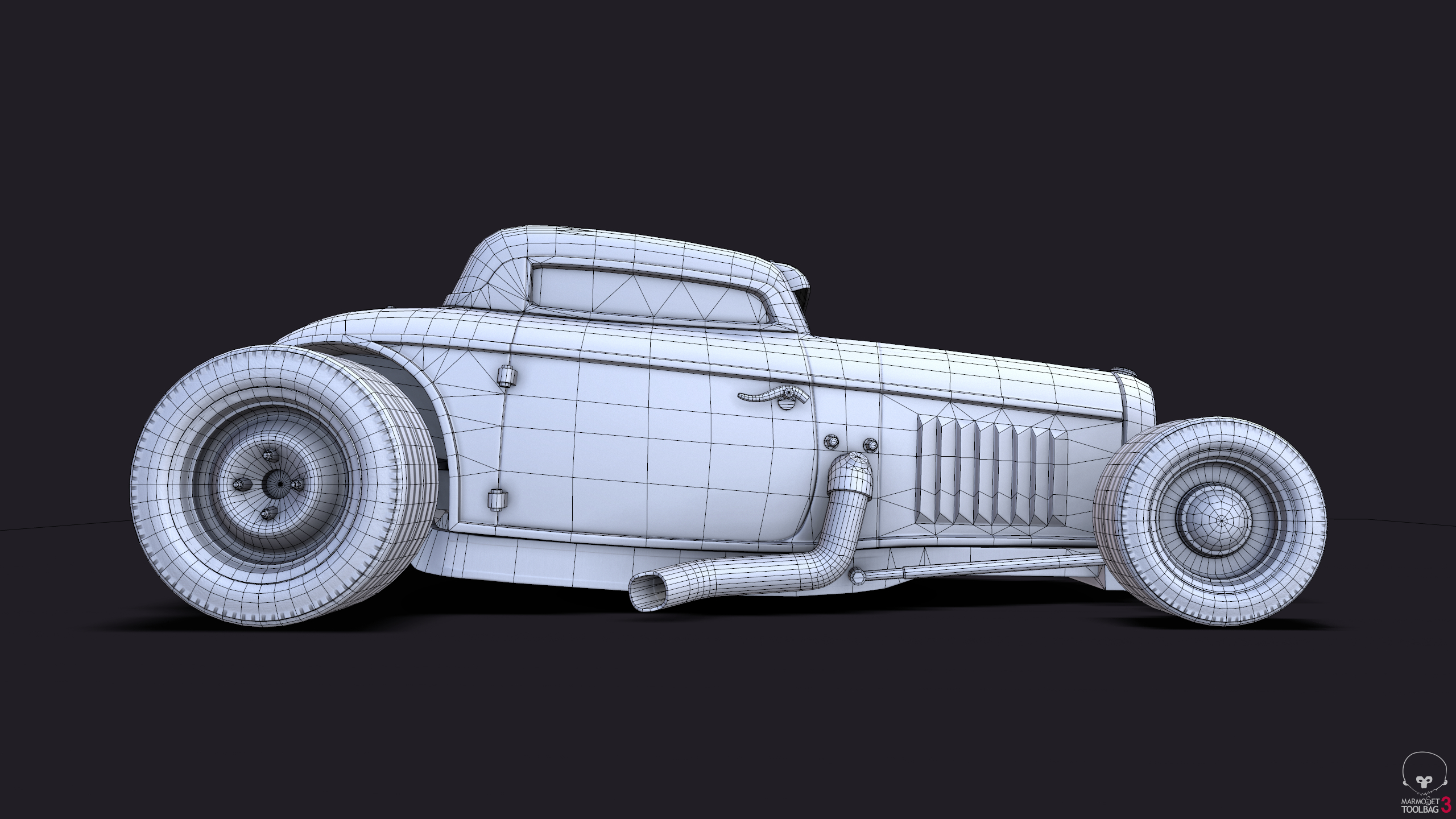 3D hot rod model - TurboSquid 1199727