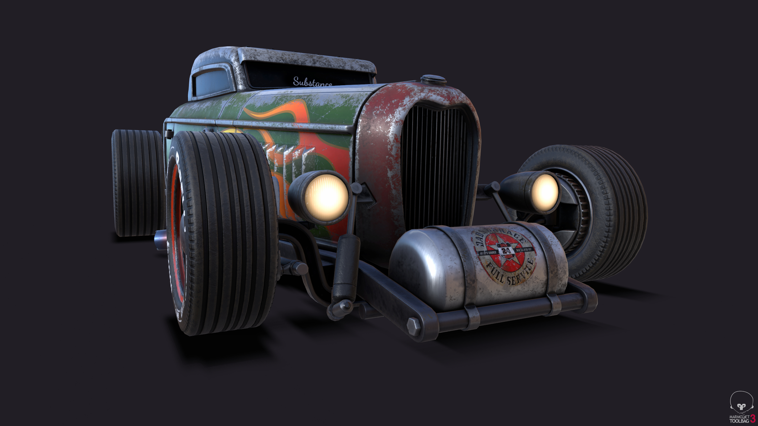 3D hot rod model - TurboSquid 1199727