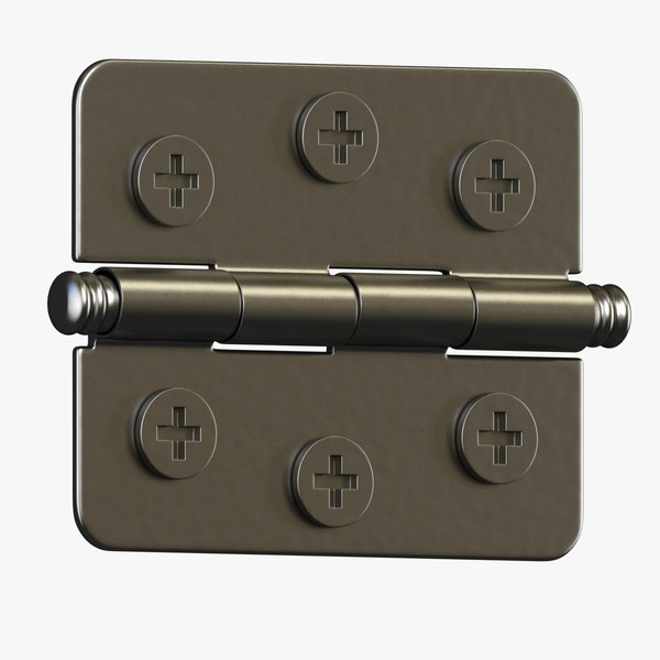 Free door hinges 3D model - TurboSquid 1199785