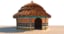 African hut 3D model - TurboSquid 1199849
