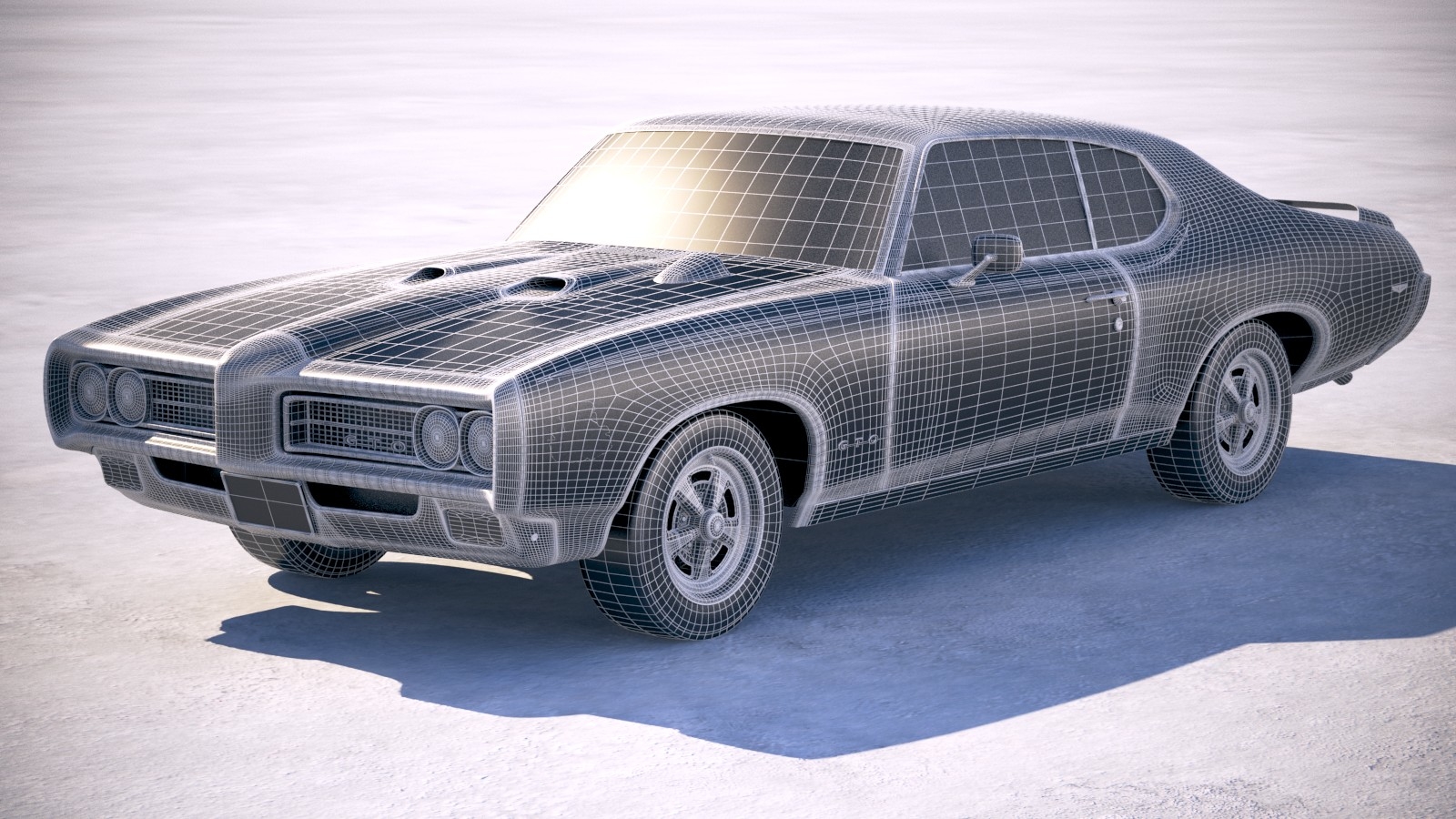 3D pontiac gto 1969 - TurboSquid 1199862