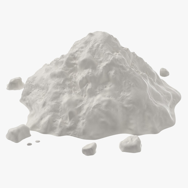 Drug piles crystal meth 3D model - TurboSquid 1199965