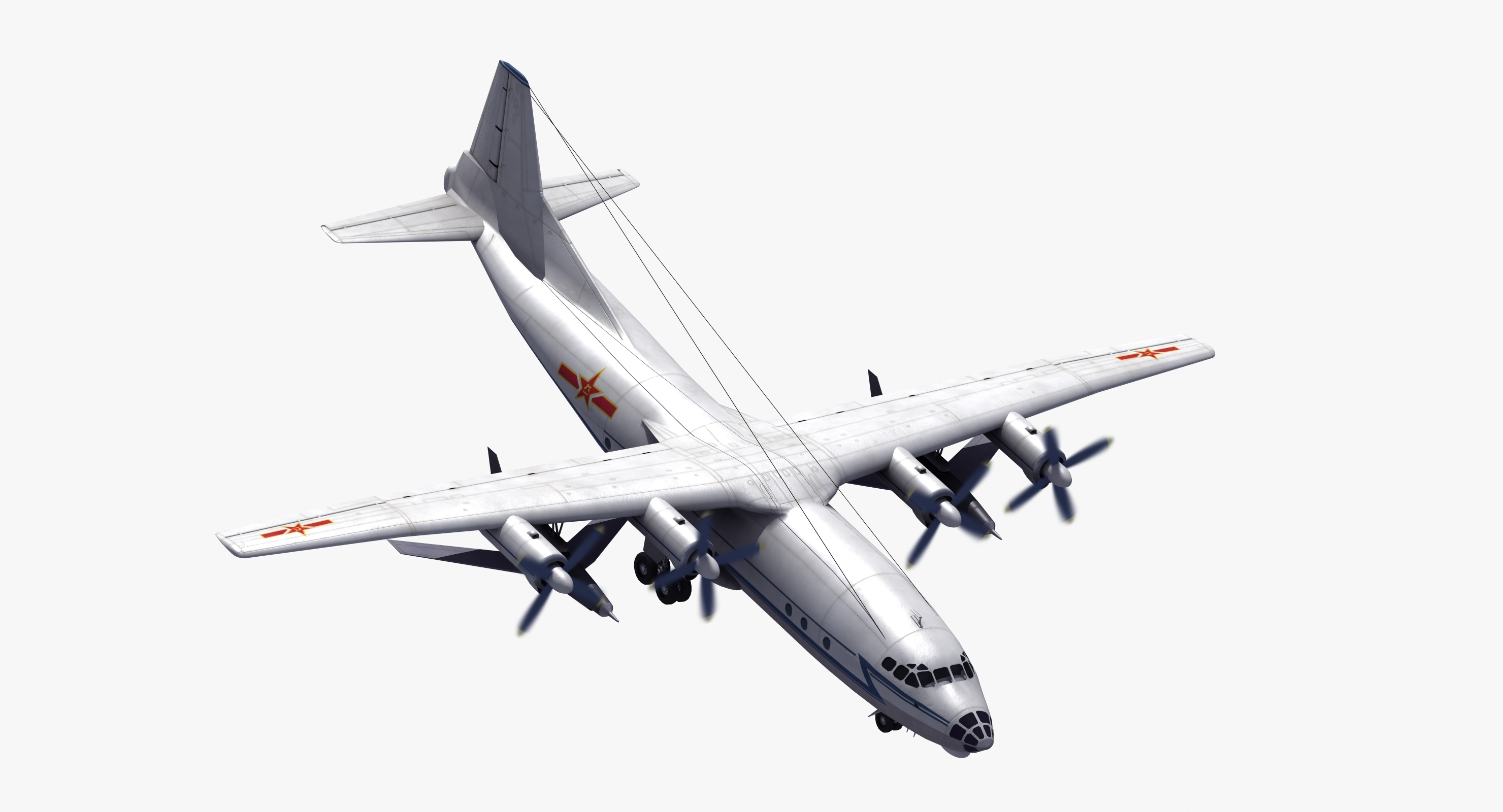 Shaanxi y-8e cub carrier 3D model - TurboSquid 1199978