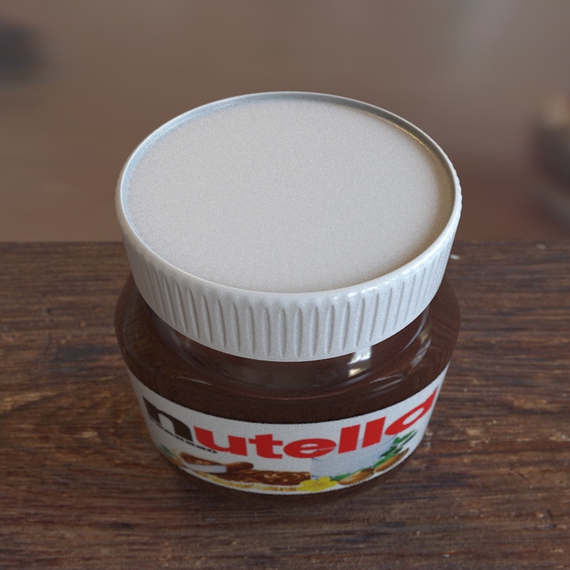 Nutella 3D model - TurboSquid 1200391
