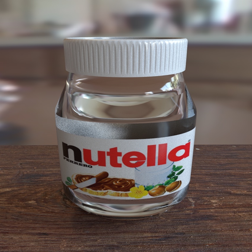 Nutella 3D model - TurboSquid 1200391