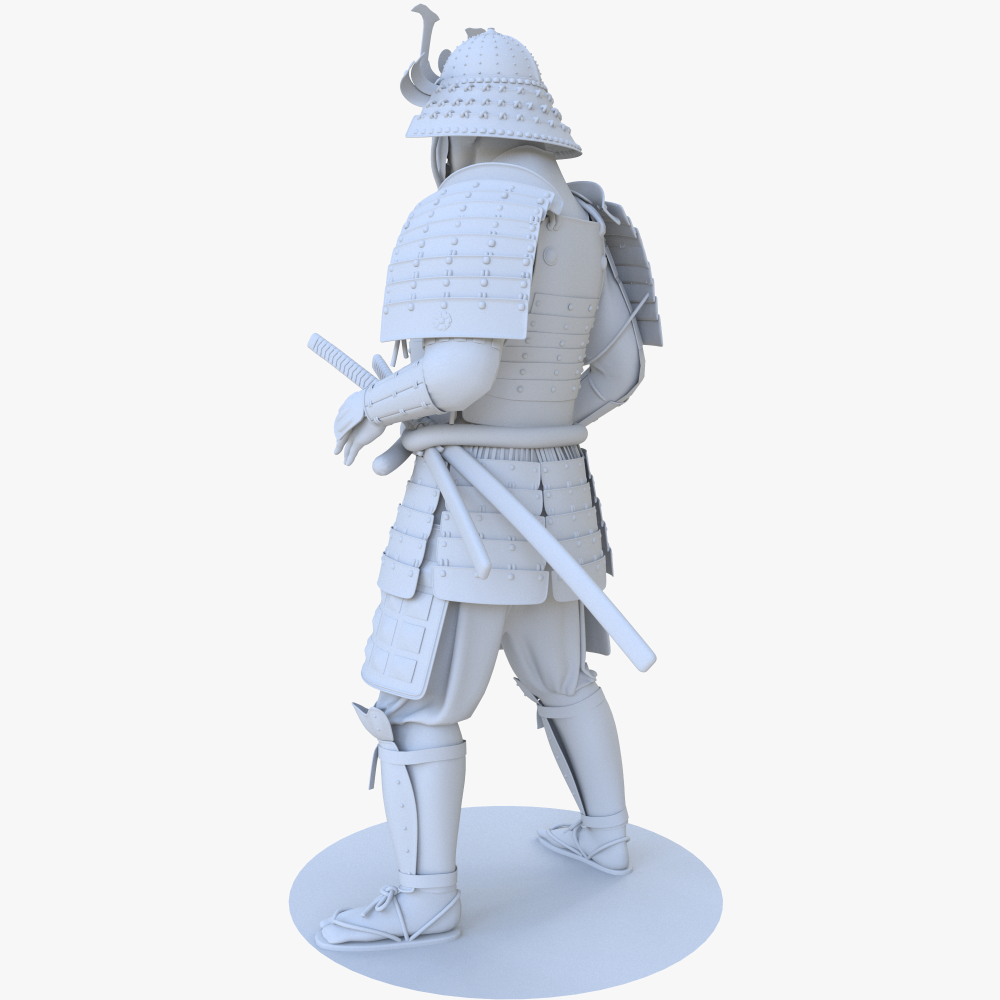 Samurai armor 3D model - TurboSquid 1200566