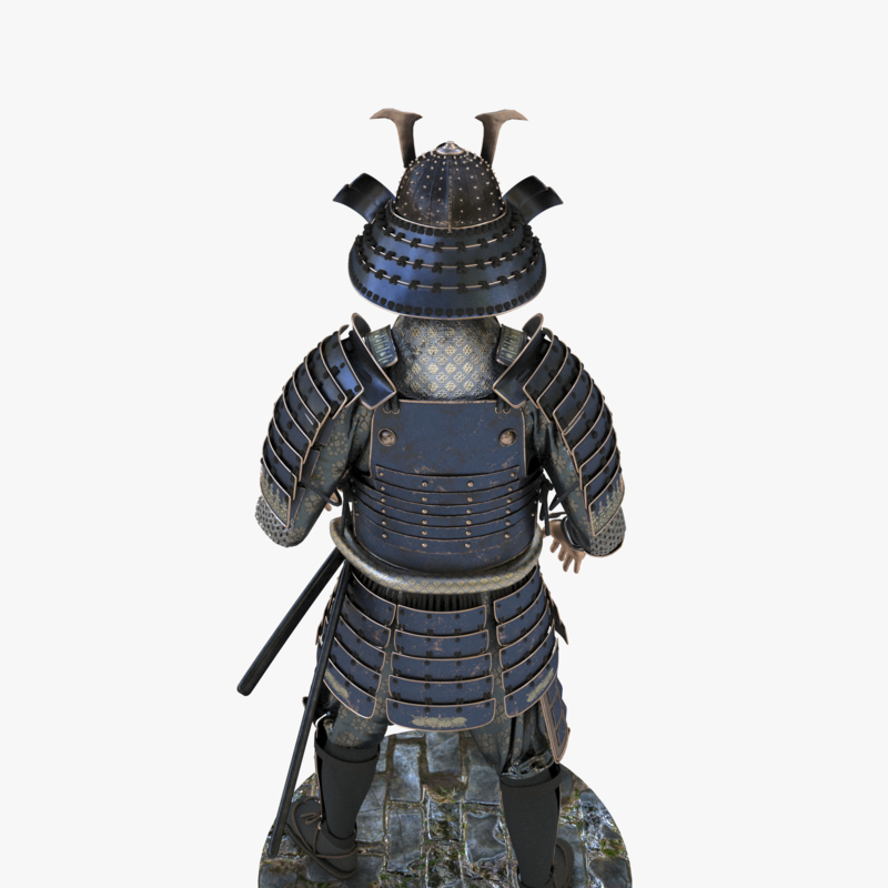 Samurai Armor 3d Model Turbosquid 1200566