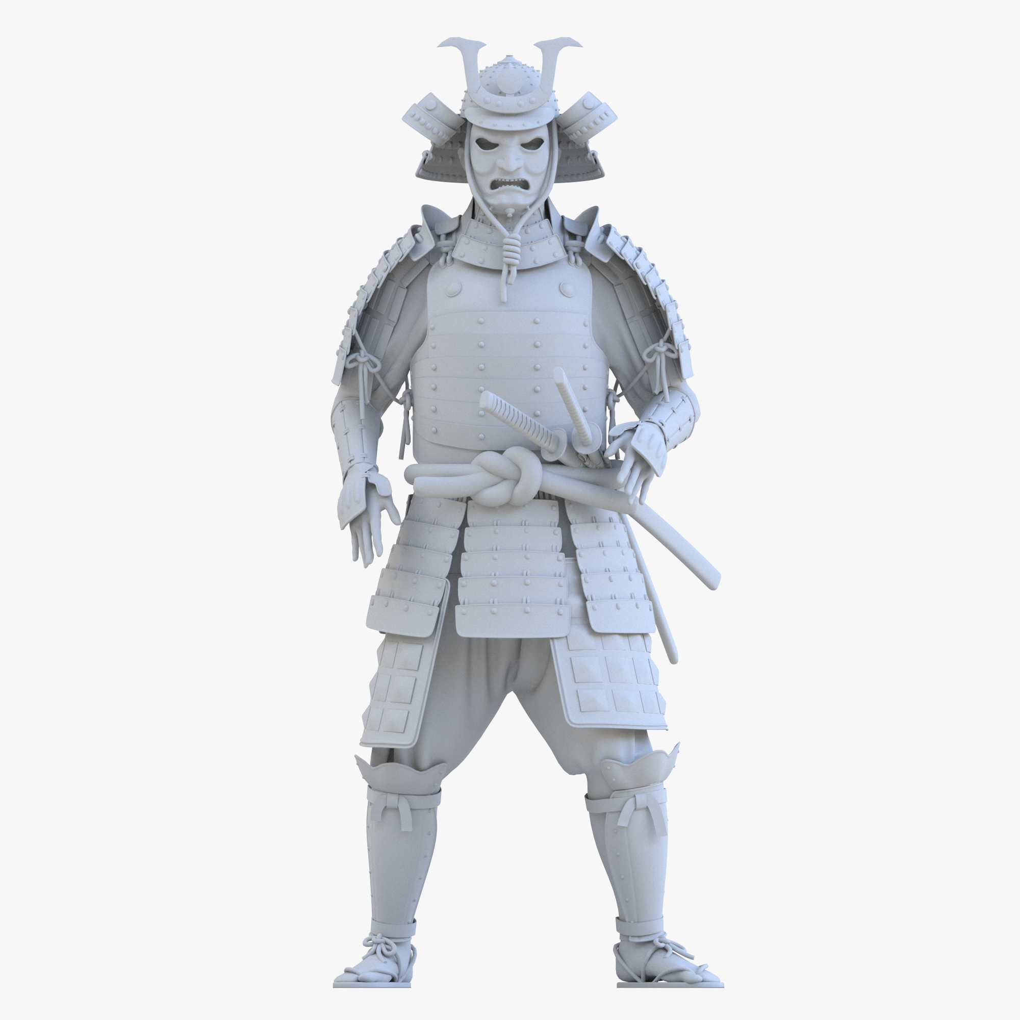 Samurai armor 3D model - TurboSquid 1200566