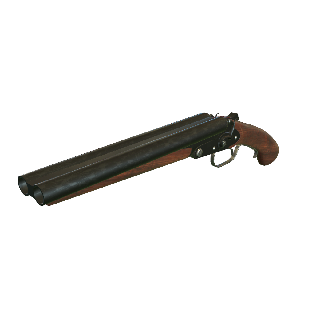 Lupara shotgun gun 3D model - TurboSquid 1200638
