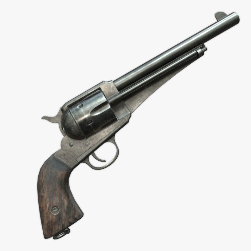 3D model remington 1875 revolver - - TurboSquid 1200751
