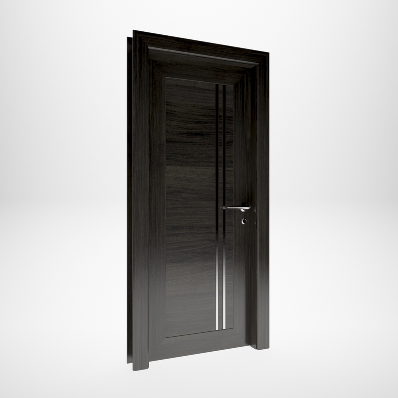 Wooden door interior 3D model - TurboSquid 1200752