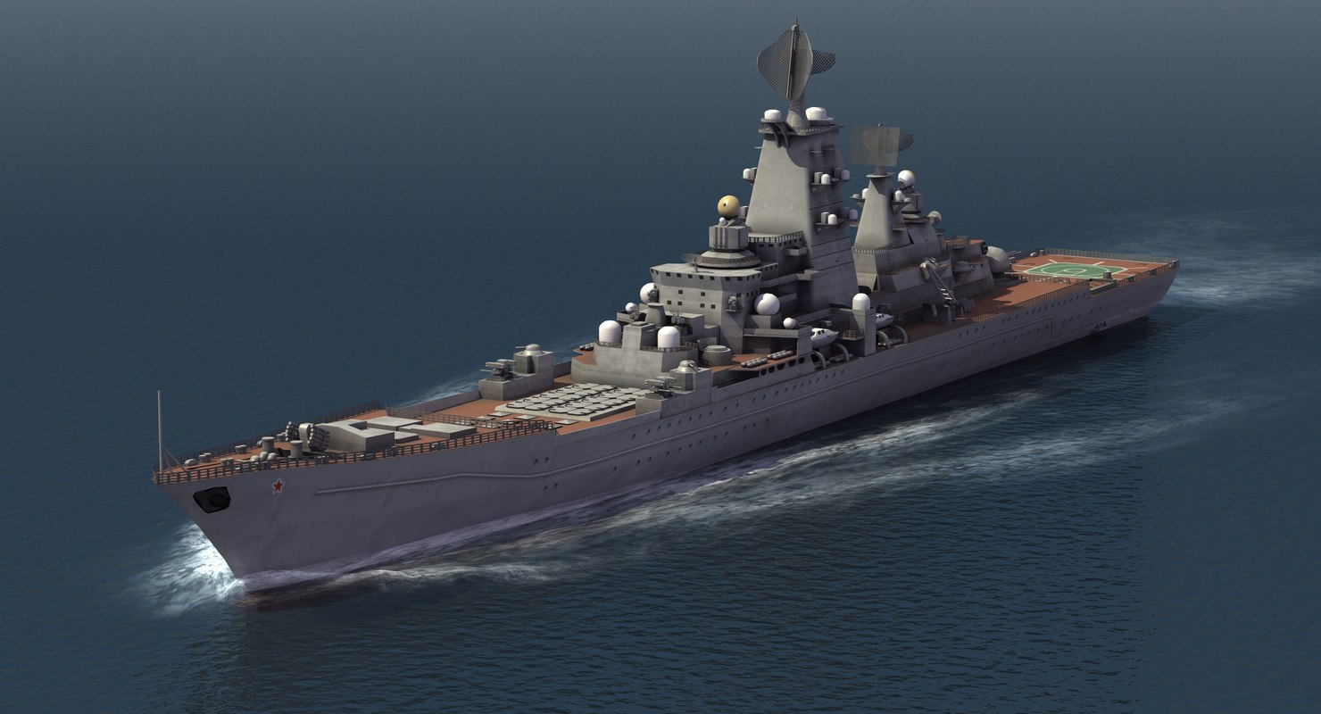 Kirov class missile cruiser 3D - TurboSquid 1439812