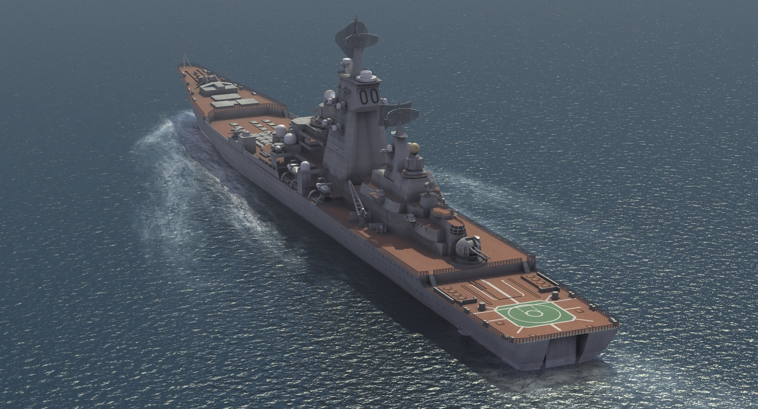 Kirov class missile cruiser 3D - TurboSquid 1439812