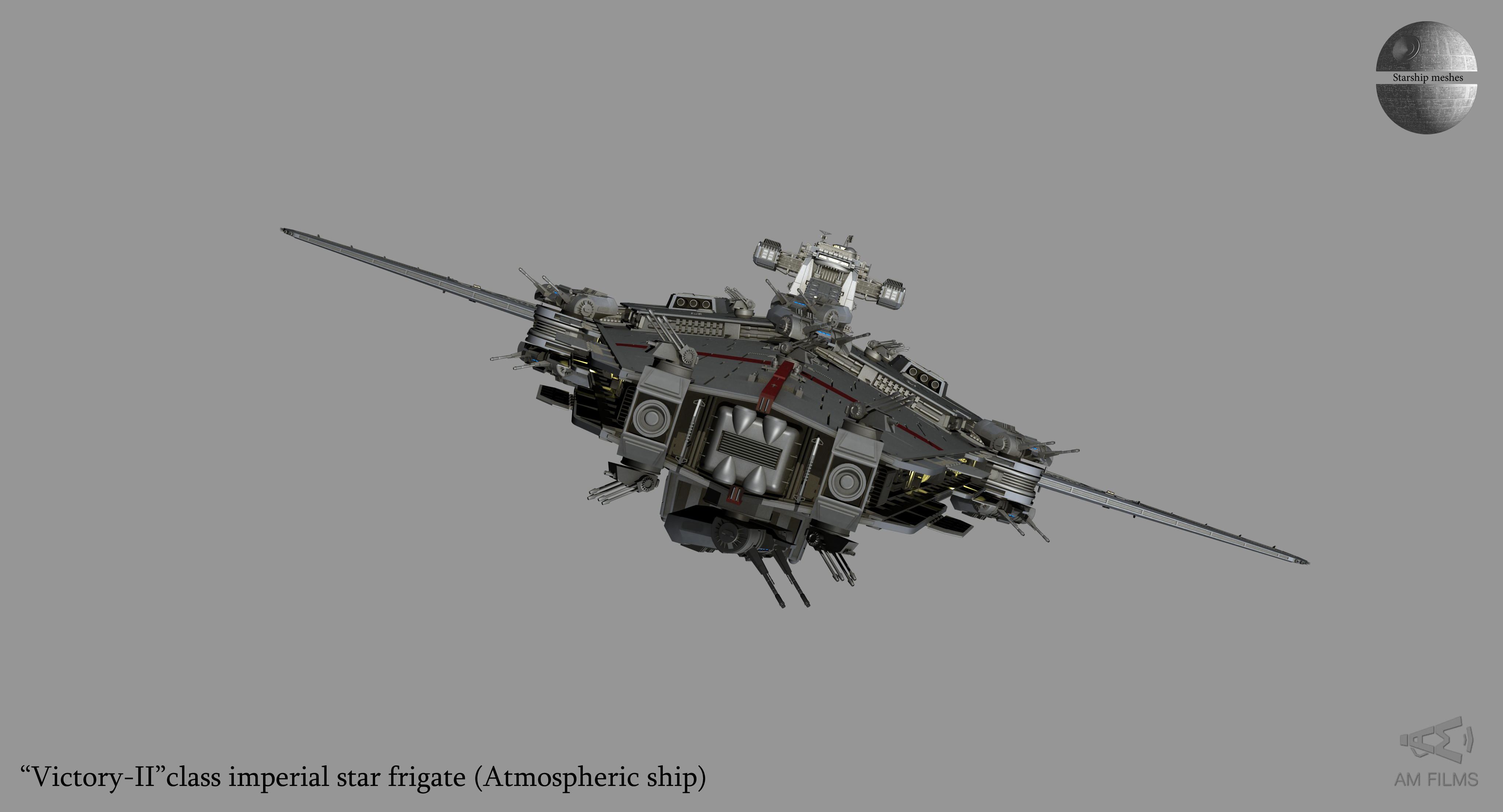 3D model victory imperial star frigate - TurboSquid 1200986