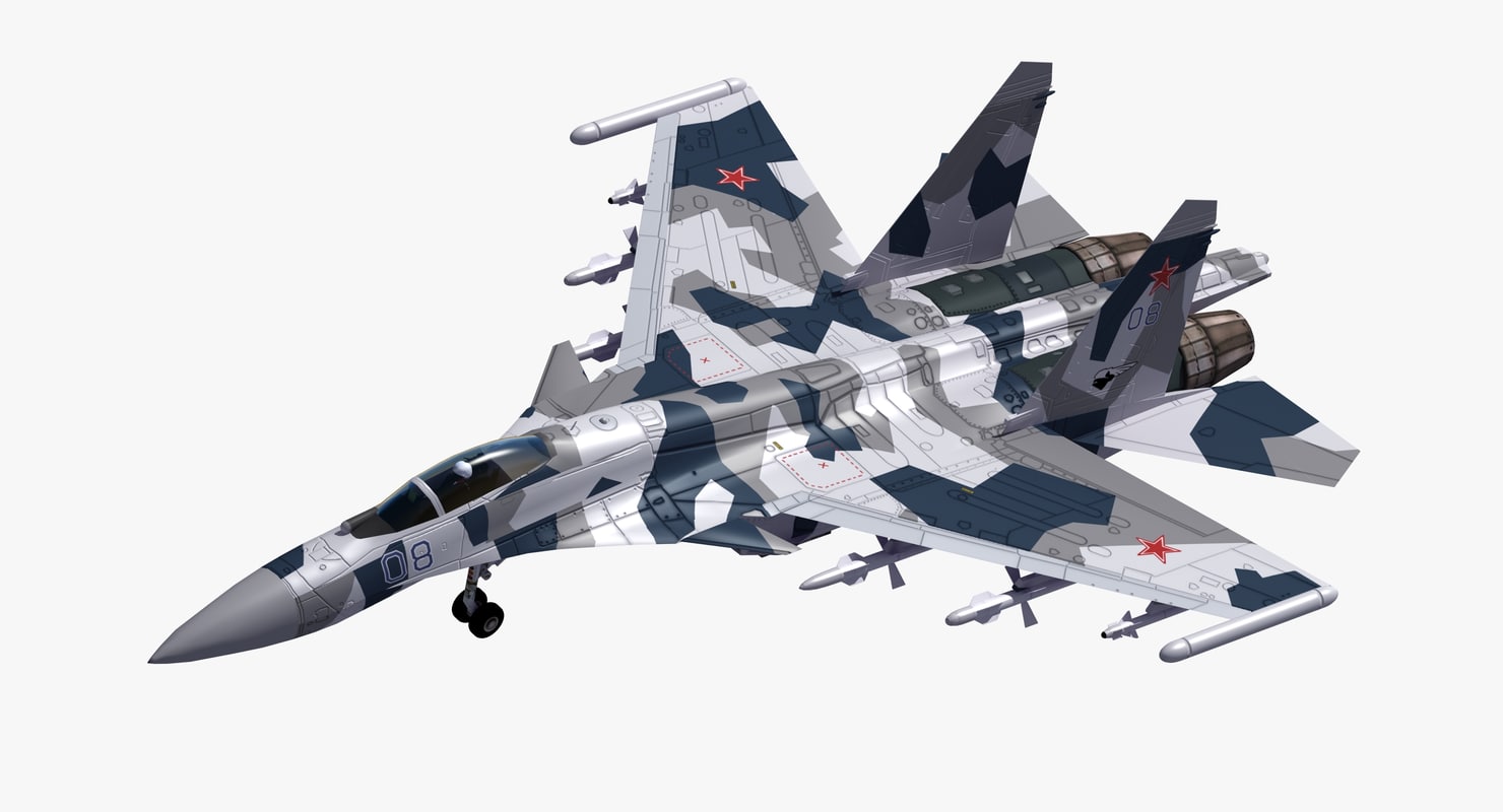 Su-35 flanker fighter 3D model - TurboSquid 1201154
