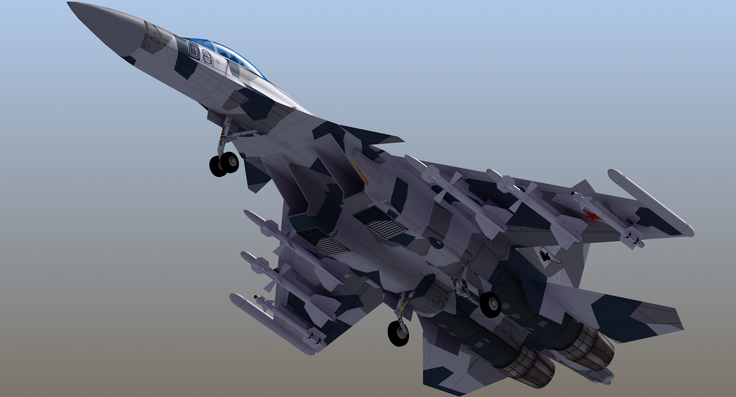 Su-35 flanker fighter 3D model - TurboSquid 1201154