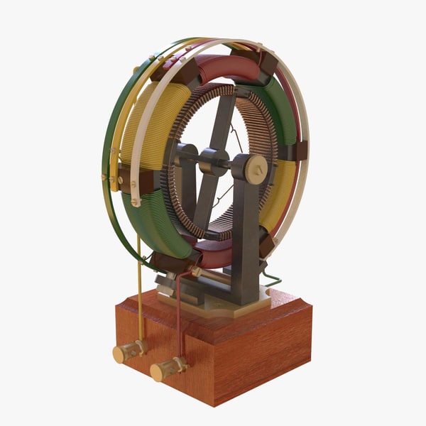3D early electric motor model - TurboSquid 1201189