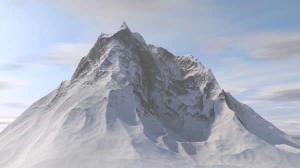 3D mountain model - TurboSquid 1201270