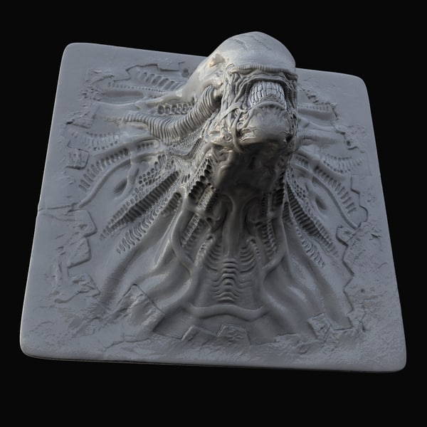 Alien decoration 3D model - TurboSquid 1201274