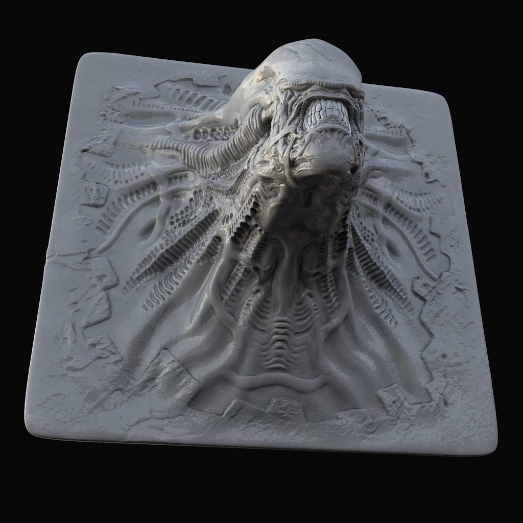 Alien decoration 3D model - TurboSquid 1201274